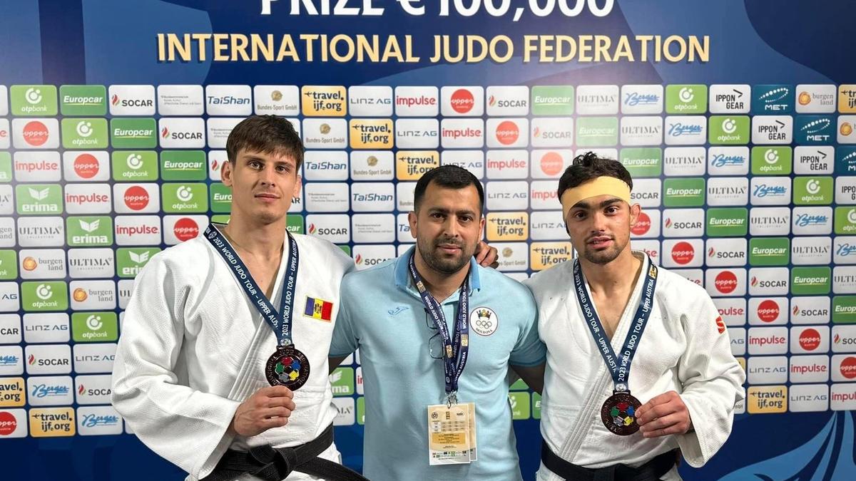 Judocanii Petru Pelivan și Adil Osmanov au cucerit medalia de bronz la ...