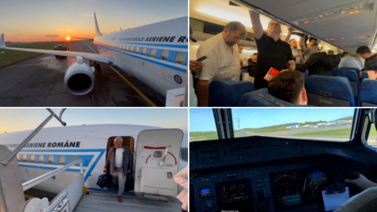 Un avion TAROM, cu 80 de pasageri, a frânat brusc înainte de decolare ...