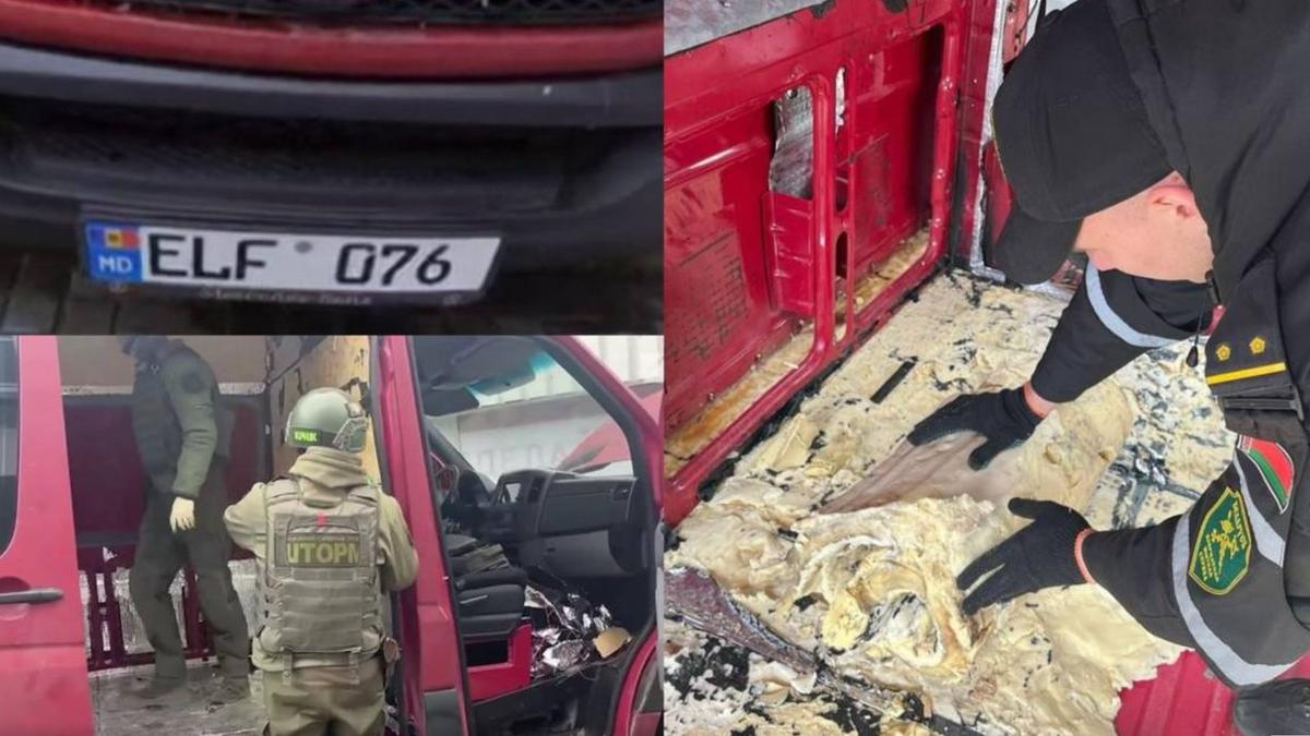(VIDEO) Microbuz din R.Moldova, burdușit cu explozibil, descoperit la ...