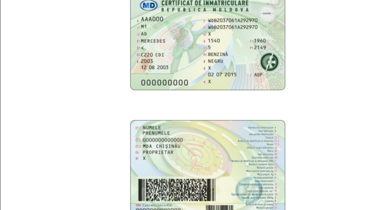 ASP va pune în circulație un nou model de certificat de înmatriculare ...