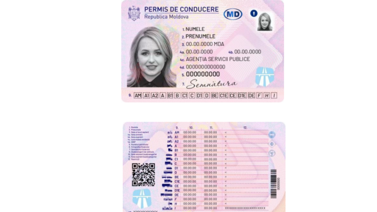 Un nou tip de permis de conducere va fi eliberat în Republica Moldova ...