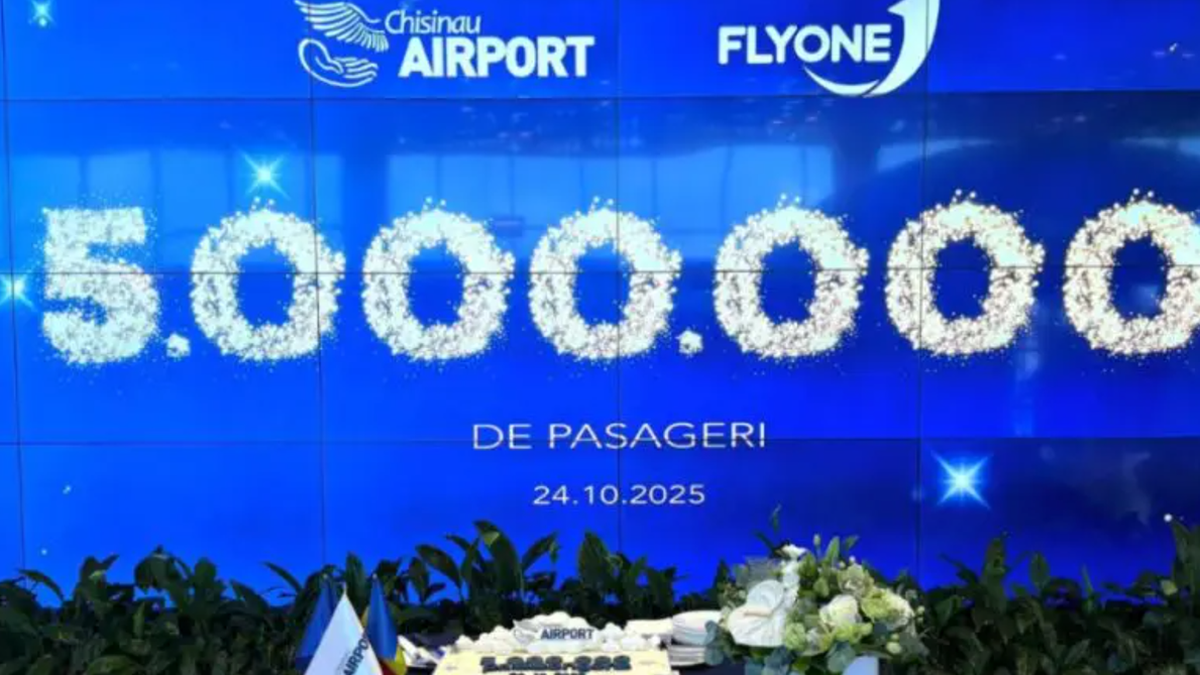 FLYONE a transportat pasagerul cu numărul 5.000.000 | Puls Media